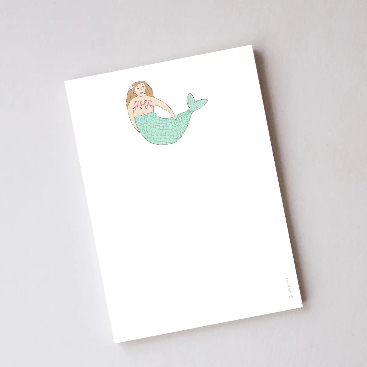Mermaid Notepad - Sara Fitz – The Woods Maine