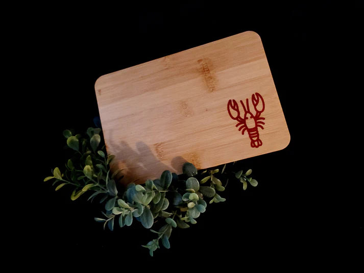 Lobster Small Bamboo Cutting Board | Made in Maine – The Woods Maine