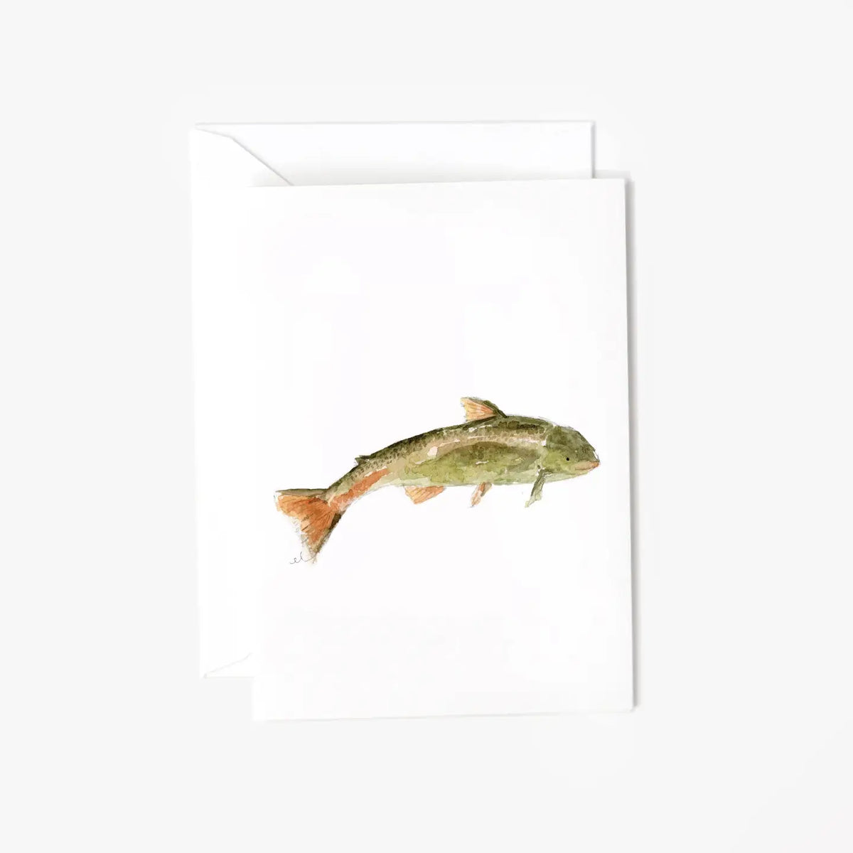 Fish Mini Notecard - emily lex studio – The Woods Maine