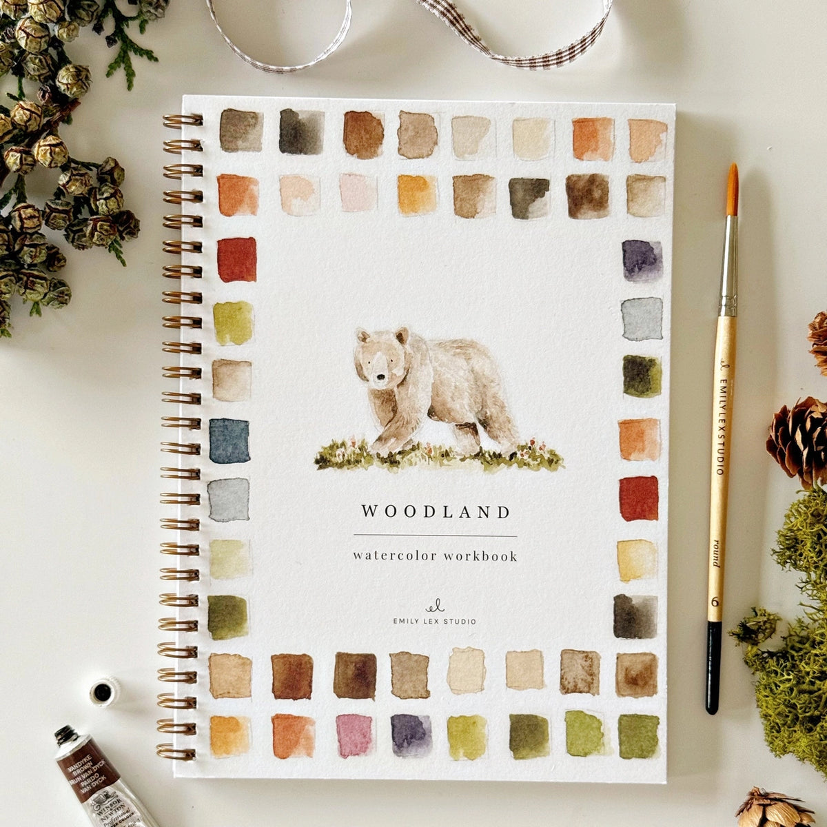 Woodland Watercolor Workbook - emily lex studio – The Woods Maine