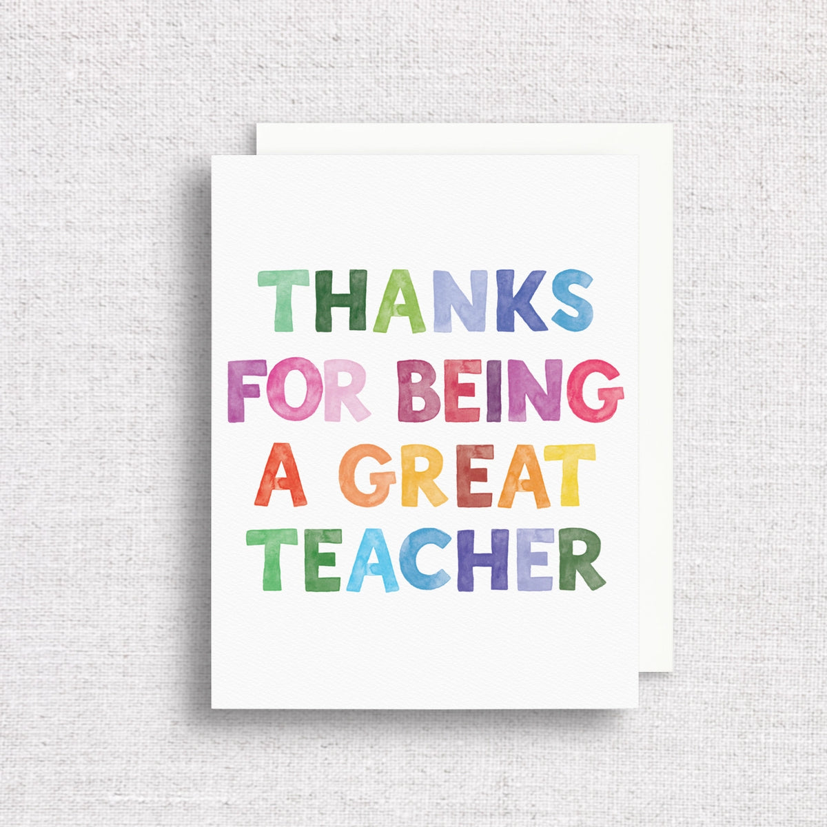 Teacher Appreciation Card - Gert & Co – The Woods Maine